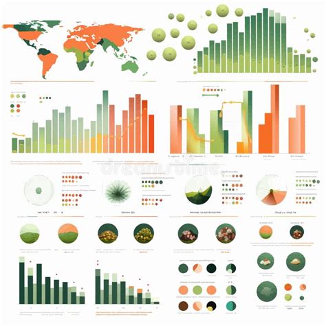 Fun Data Visualization Infographic Vector Flat Illustration Stock Vector Illustration Of Data