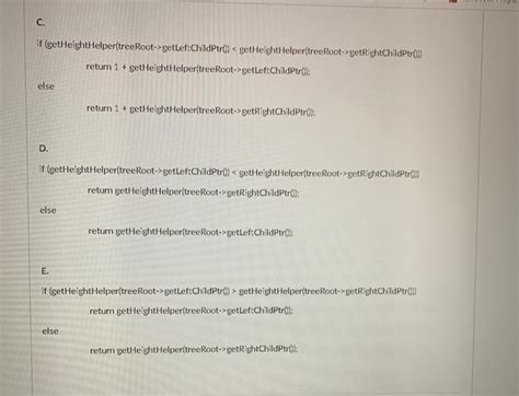 Solved To Calculate The Height Of A Binary Tree We Will Chegg