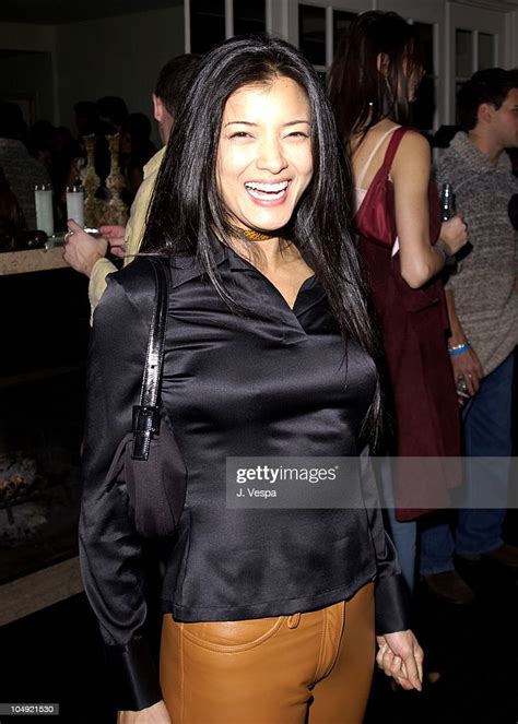 Kelly Hu During Glamours West Coast Editor Rachel Zaliss Birthday