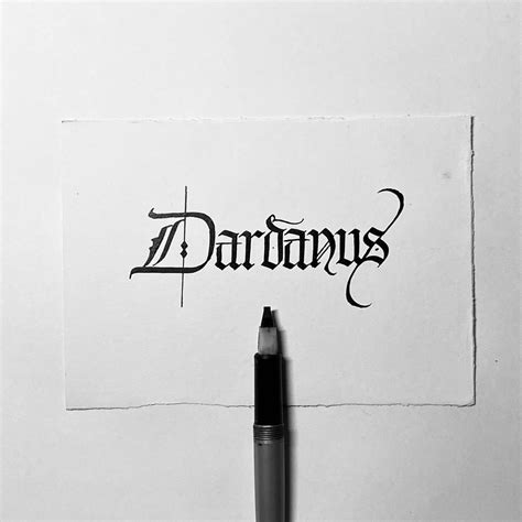 Dardanus” Ppp 24mm On Paper Rpenmanshipporn