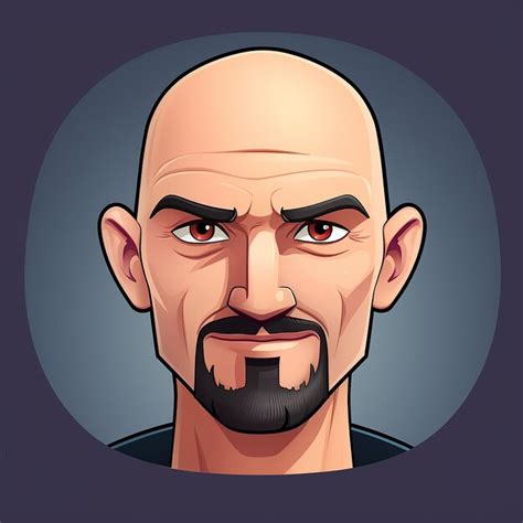 Premium Photo Cute Bald Hair Man Concept Without Beard