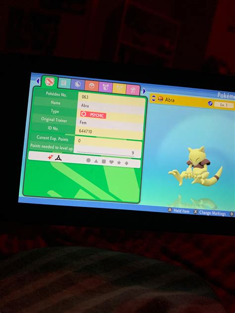 First Time Ever Trying Masuda Method Got A Shiny Abra After 24 Eggs D Rpokemonbdsp