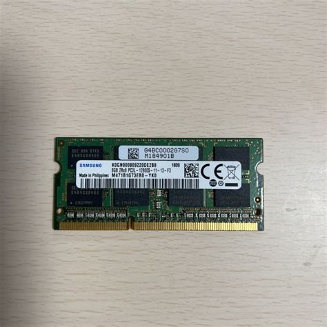 Yahoo オークション Samsung M471b1g73eb0 Yk0 8gbノート用 Pc3l 128
