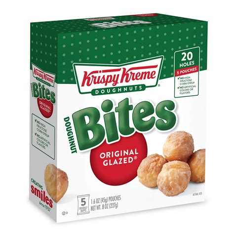 Krispy Kreme Doughnut Bites Original Glazed 8oz 16 Ounce Pack Of 5