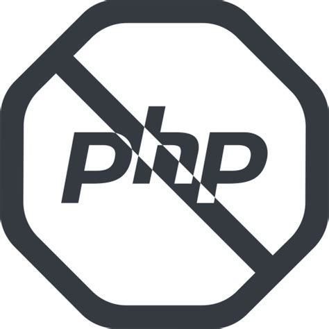 php icon by friconix fi owpuxl php line wide octagon logo brand php
