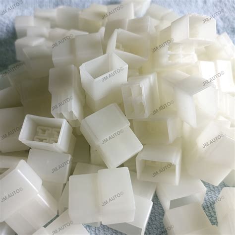 Putih White 4 Foot Empty Relay Socket Small 4 Pin Male Female Terminal