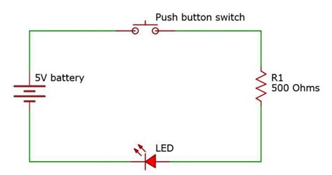 Easy Button Circuit Diagram Push Button Switch Pin Pinout Ch