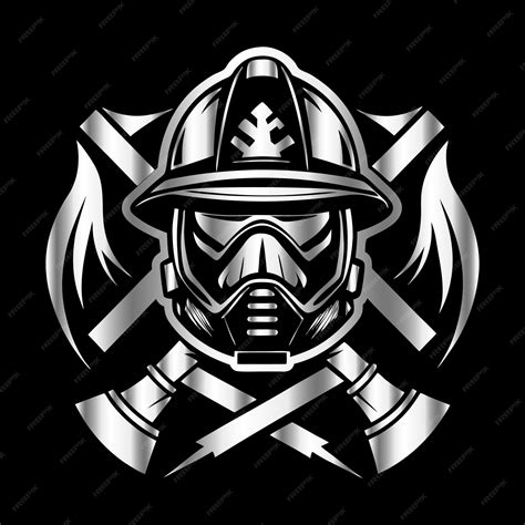 Firefighter Mascot Logo Vector Design Engaging Cartoon Illustration For Fire Department Branding