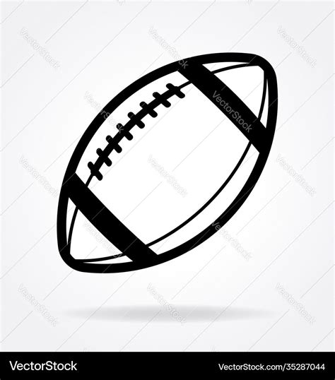 Football Clipart Black And White