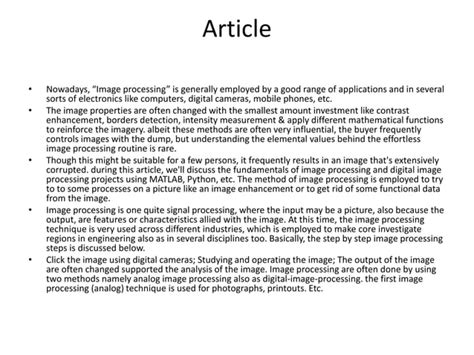 Digital Image Processing Projects Pdf