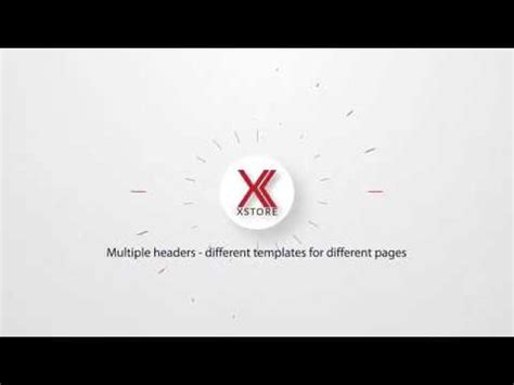 05 Multiple Headers Different Templates For Different Pages XStore