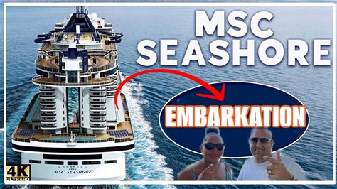MSC Seashore Embarkation Day 1 Cruise Vlog YouTube