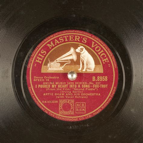 I Poured My Heart Into A Song Artie Shaw And His Orchestra Free
