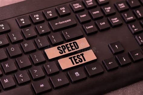 Writing Displaying Text Speed Test Business Concept Psychological Test