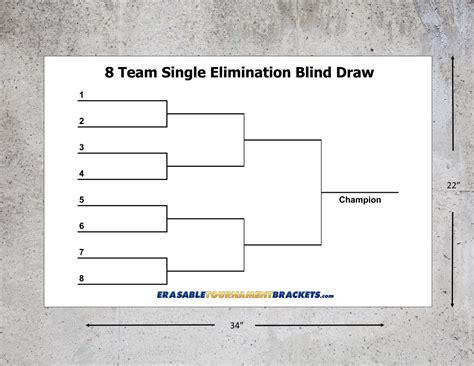 Team Single Elimination Bracket