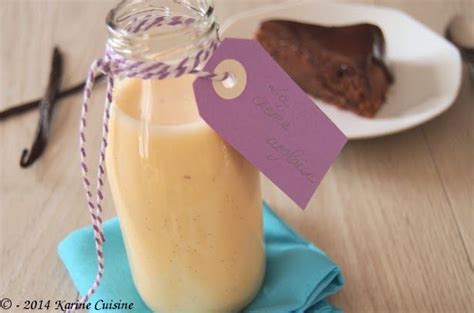 Karine Cuisine La crème anglaise vanillée option light Creme