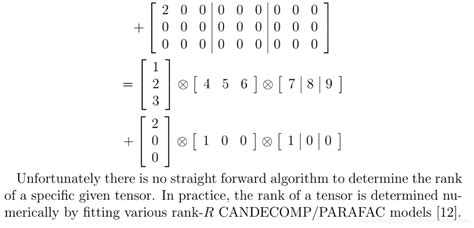 秩为1的张量以及张量的秩 Csdn博客