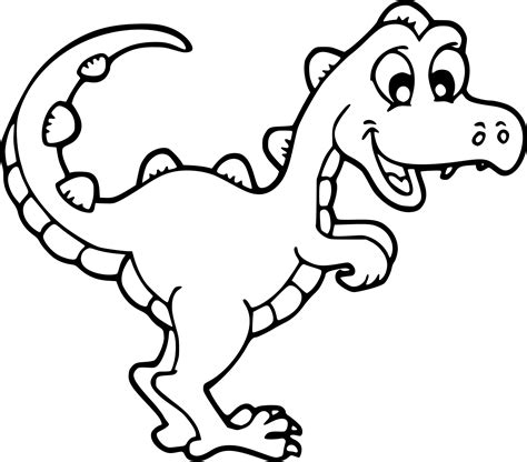 Coloriage Dinosaure facile gratuit à imprimer Coloriages info