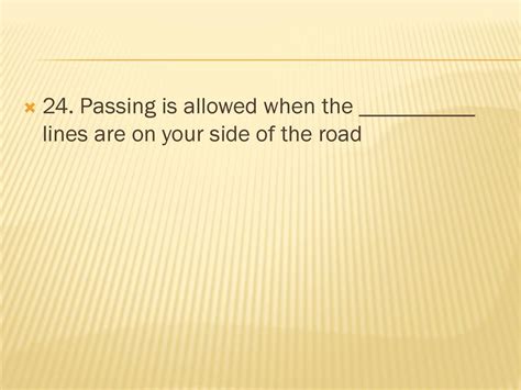 Worksheet Review Drivers Education Ppt Download
