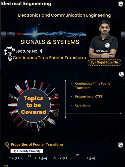 Continuous Time Fourier Transform 04 Class Notes By Sujal Sir Pdf
