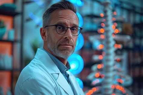 Premium Photo Portrait Of A Chiropractor Is In His Office