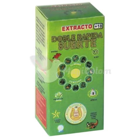 Extracto Doble Suerte Rápida Para Atraer La Suerte Magicolom
