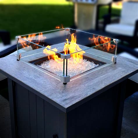 Holy Fire Square Glass Flame Guard Glass Wayfair