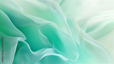 A Modern Background With Fluid Gradient Wavy Shapes Transitioning From Cool Turquoise To Soft