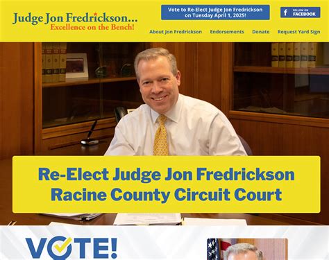 Judge Jon Fredrickson Image Management