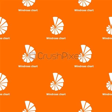 Windrose Chart Pattern Vector Orange Stock Vector 5942888 Crushpixel