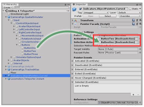 vrtk v4有关如何设置为通过按下松开手柄进行传送的问题 vrtk4 simulator teleport csdn博客