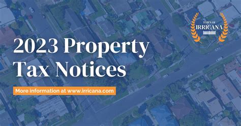 2023 Property Taxes Town Of Irricana