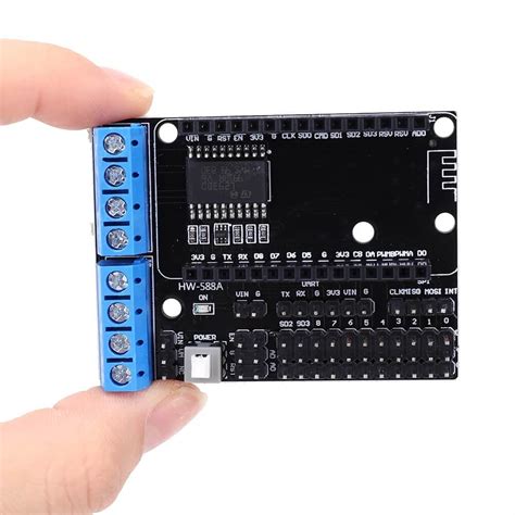 Shield driver motor L293d para Nodemcu V2 ESP8266 LOLIN MSS Eletrônica