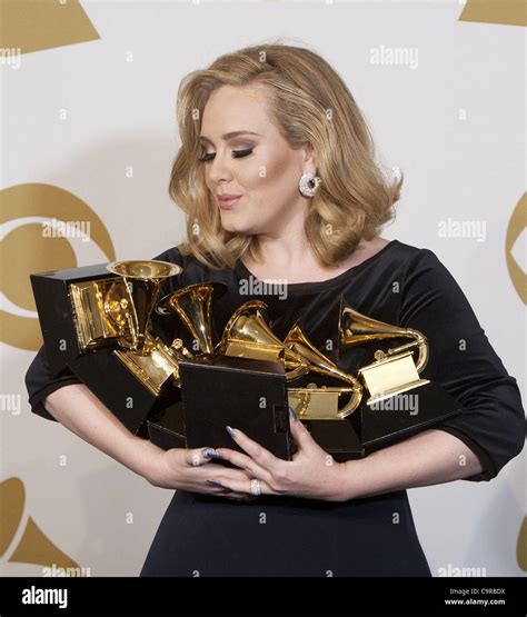Feb 12 2012 Los Angeles California Us British Singer Adele