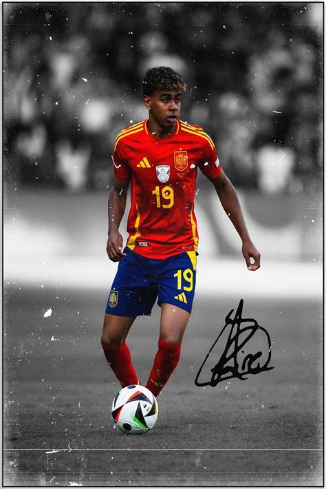 Lamine Yamal Photo Spain Poster William Poster Soccer Poster Yamal