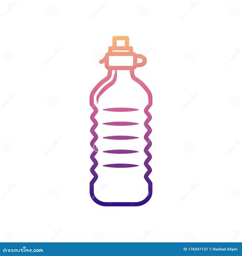 Plastic Water Bottle Nolan Icon Simple Thin Line Outline Vector Of Bottle Icons For Ui And Ux