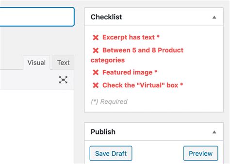 Create Checklists For WooCommerce Products PublishPress