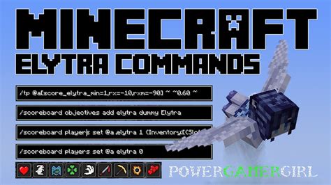 elytra commands fly forever invulnerability and more youtube