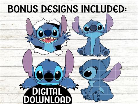 Lilo And Stitch Font Svg Ttf Stitch Cut File Stitch Svg Etsy