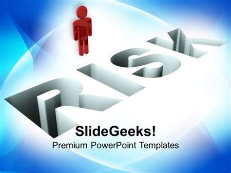 Image Of D Man With Risk PowerPoint Templates Ppt Backgrounds For Slides