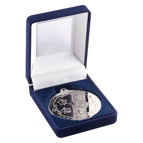 Athletics Silver Medal In Hinged Presentation Case Awards Trophies