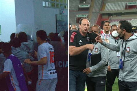 La descomunal pelea del comando técnico de Ayacucho FC y Sao Paulo tras partido por Copa