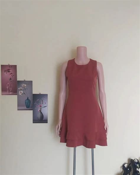 Rufle Premium Dress Fesyen Wanita Pakaian Wanita Gaun And Rok Di Carousell