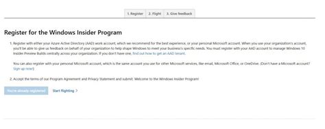 Troubleshoot Getting Windows Insider Preview Builds