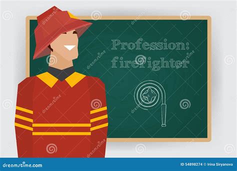 Firefighter Board Blaze Extinguish Presentation Firefighting Prevention Banner Fire