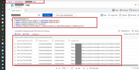 Query Azure Storage Analytics Logs In Azure Log Analytics Microsoft