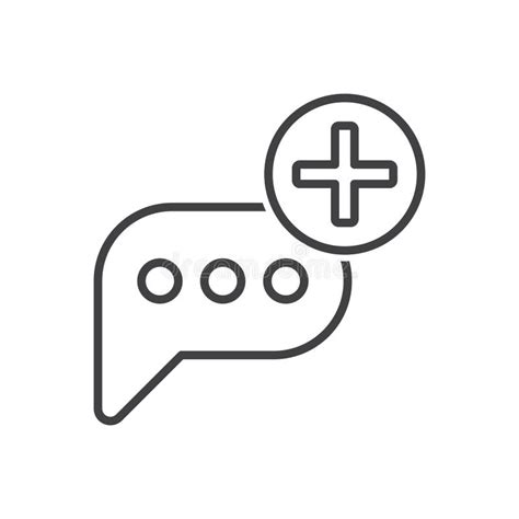 Add Message Icon Stock Vector Illustration Of Communication 379189091