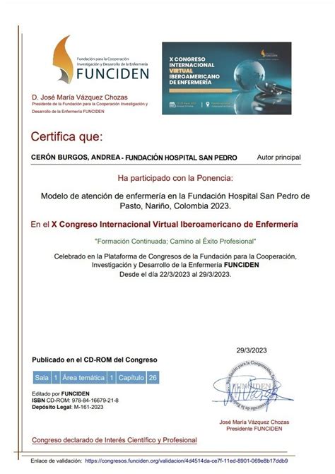 Hospital San Pedro participó como ponente en el X Congreso