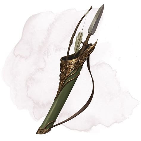 Efficient Quiver Magic Items D D Beyond Heroic Fantasy Fantasy Weapons Fantasy Art Elves