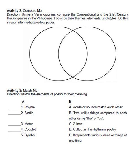 Activity 2 Compare Me Direction Using A Venn StudyX